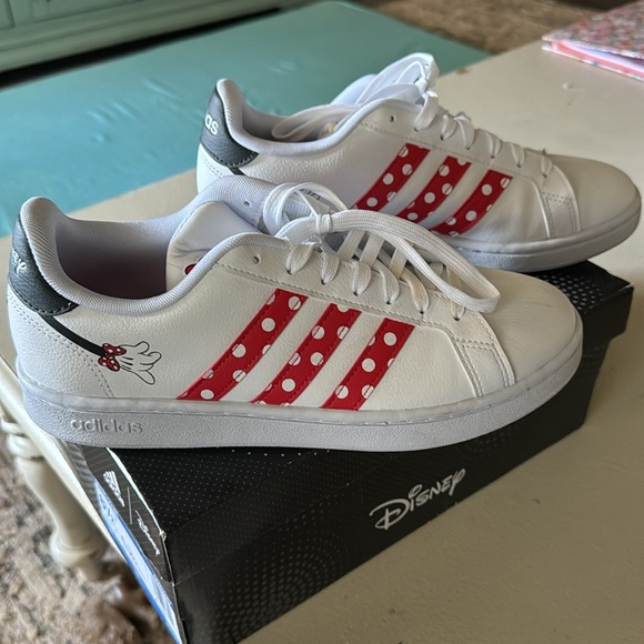 adidas | Shoes | Disney Minnie Mouse Adidas Grand Court Sneakers | Poshmark